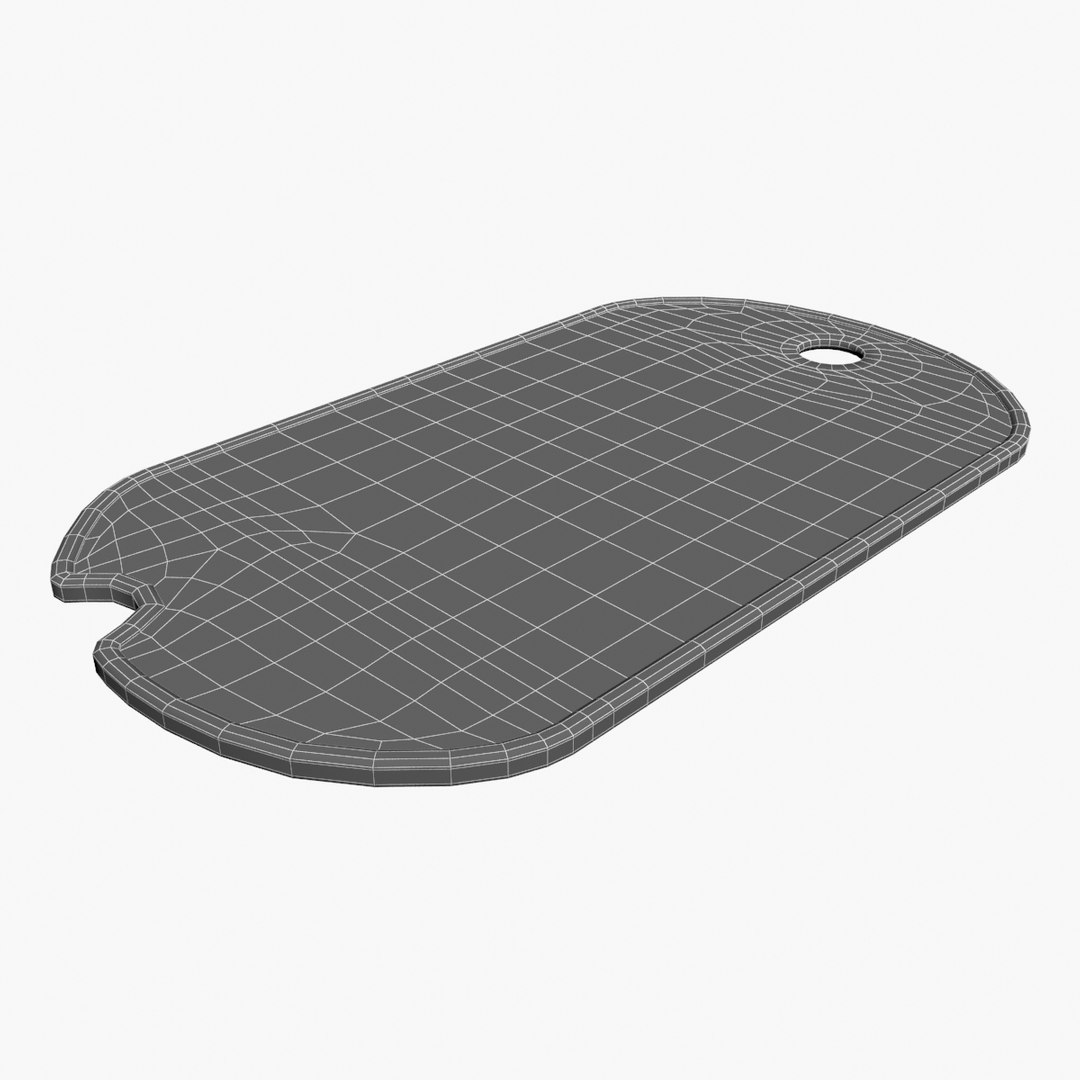 3D Dog Tag | 1147413 | TurboSquid