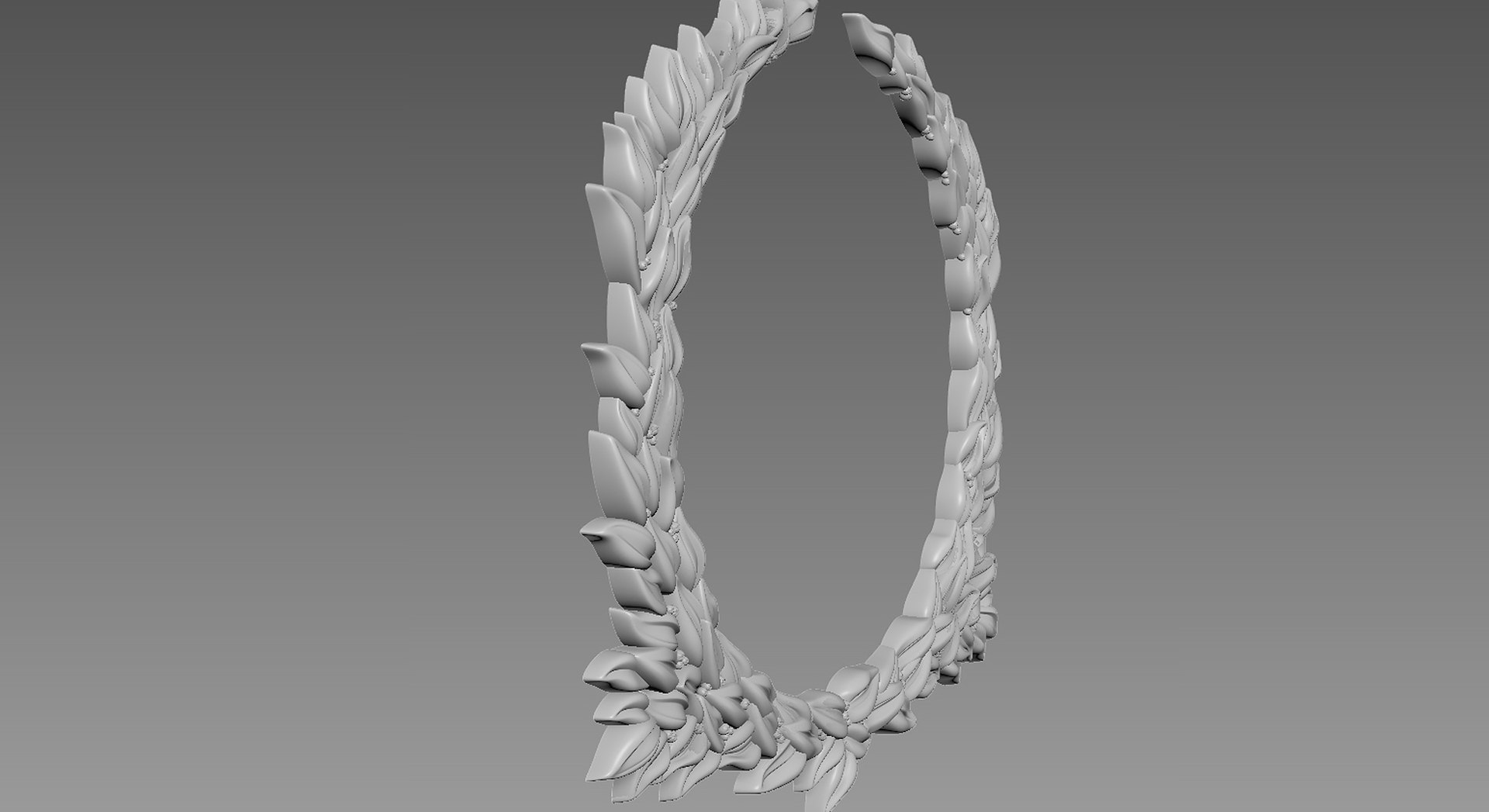 Frame Leaves 3D Model - TurboSquid 2126566