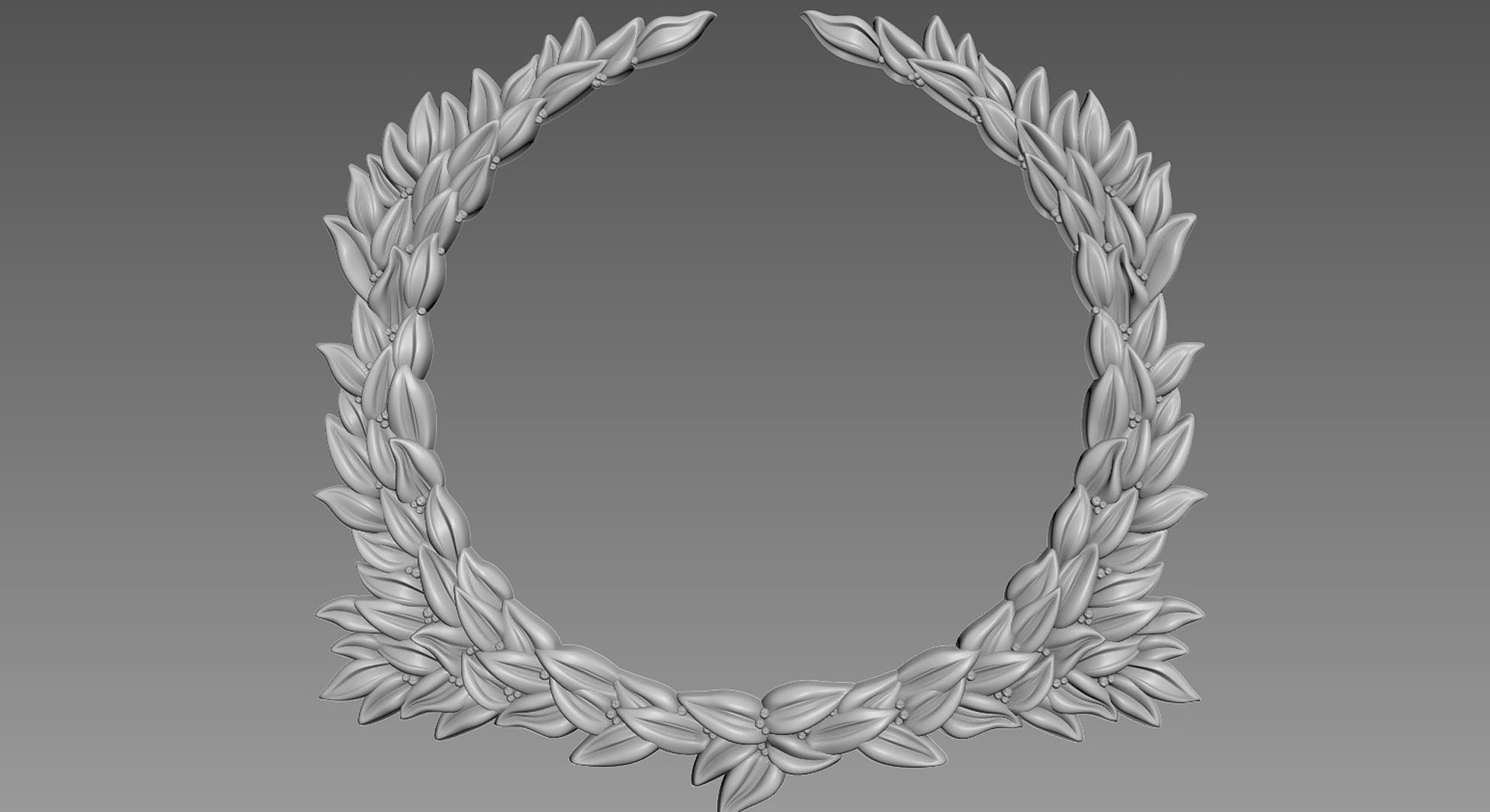 Frame Leaves 3D Model - TurboSquid 2126566