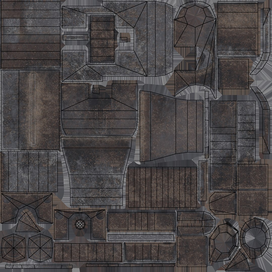 Tank Track Mark 3D - TurboSquid 1294514