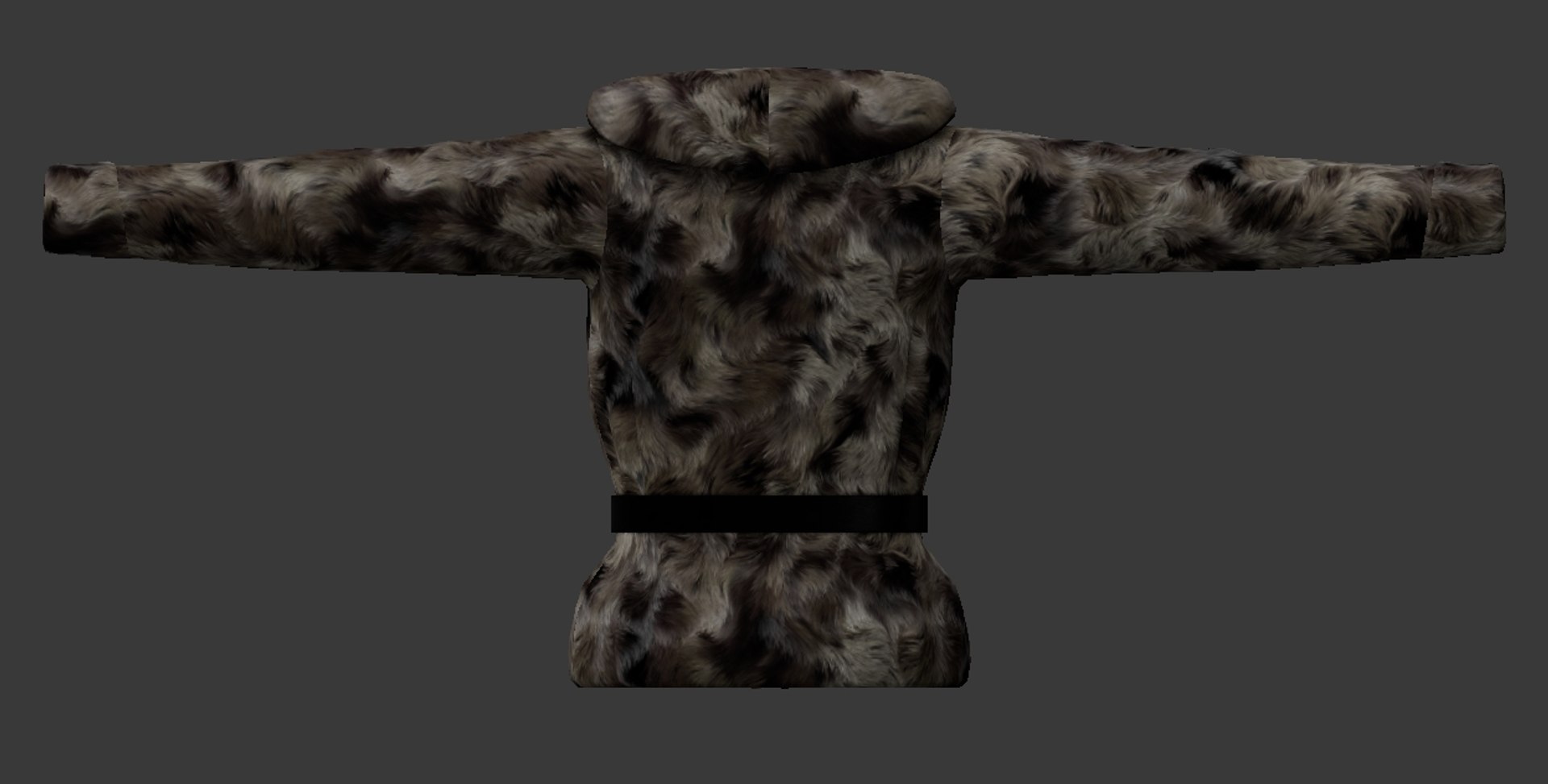 3d Jacket Fur Model