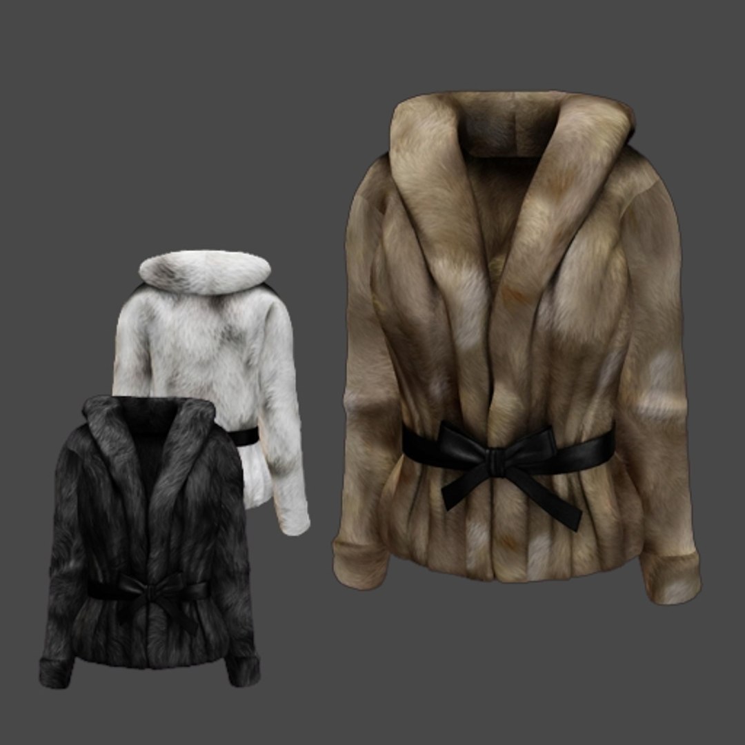 3d Jacket Fur Model