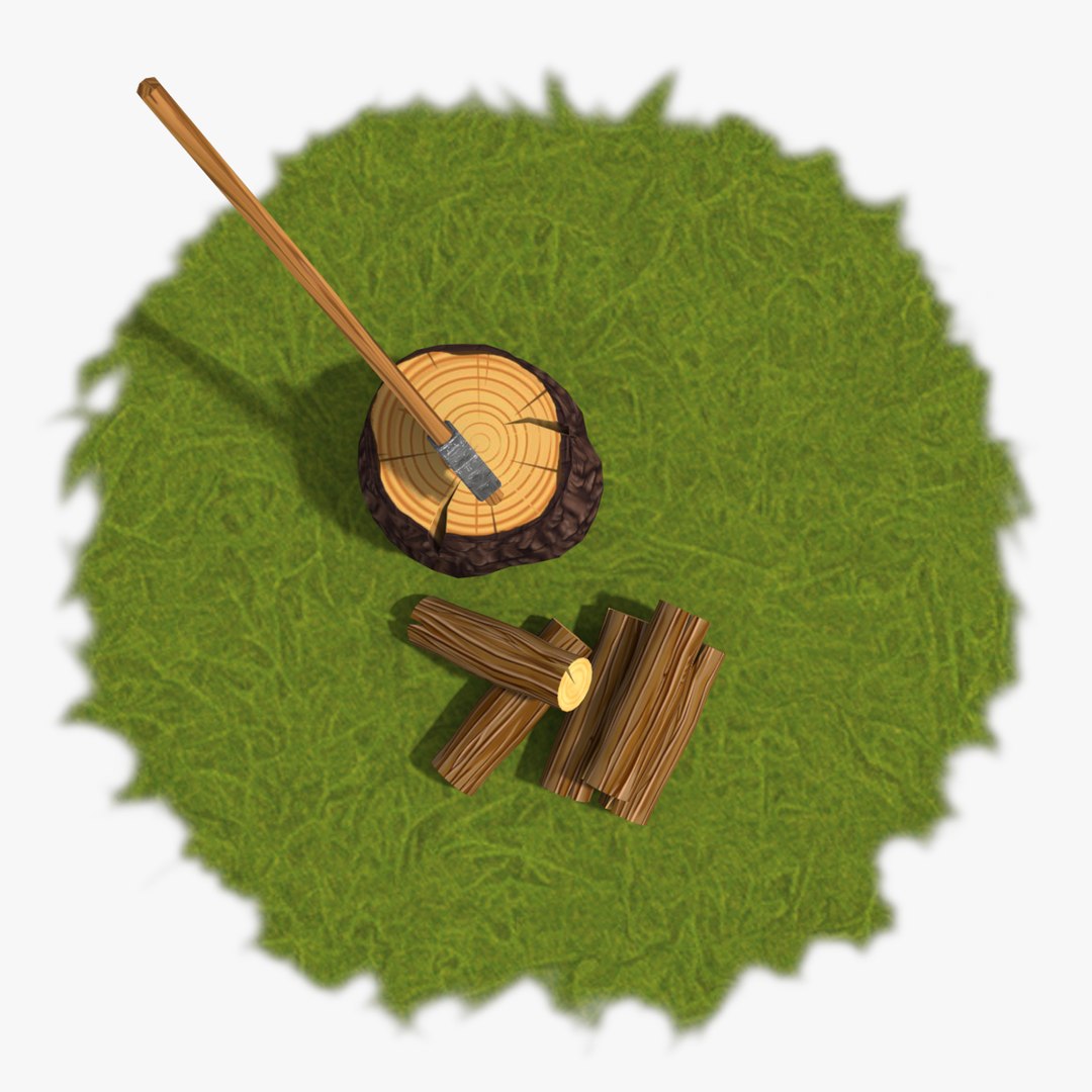 Ax Log 3d Model