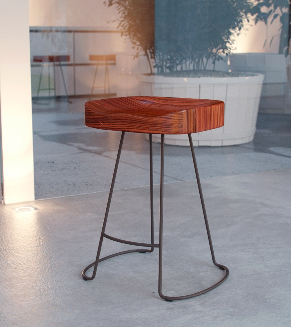 Free Stool Roger Cosmo 3d Model