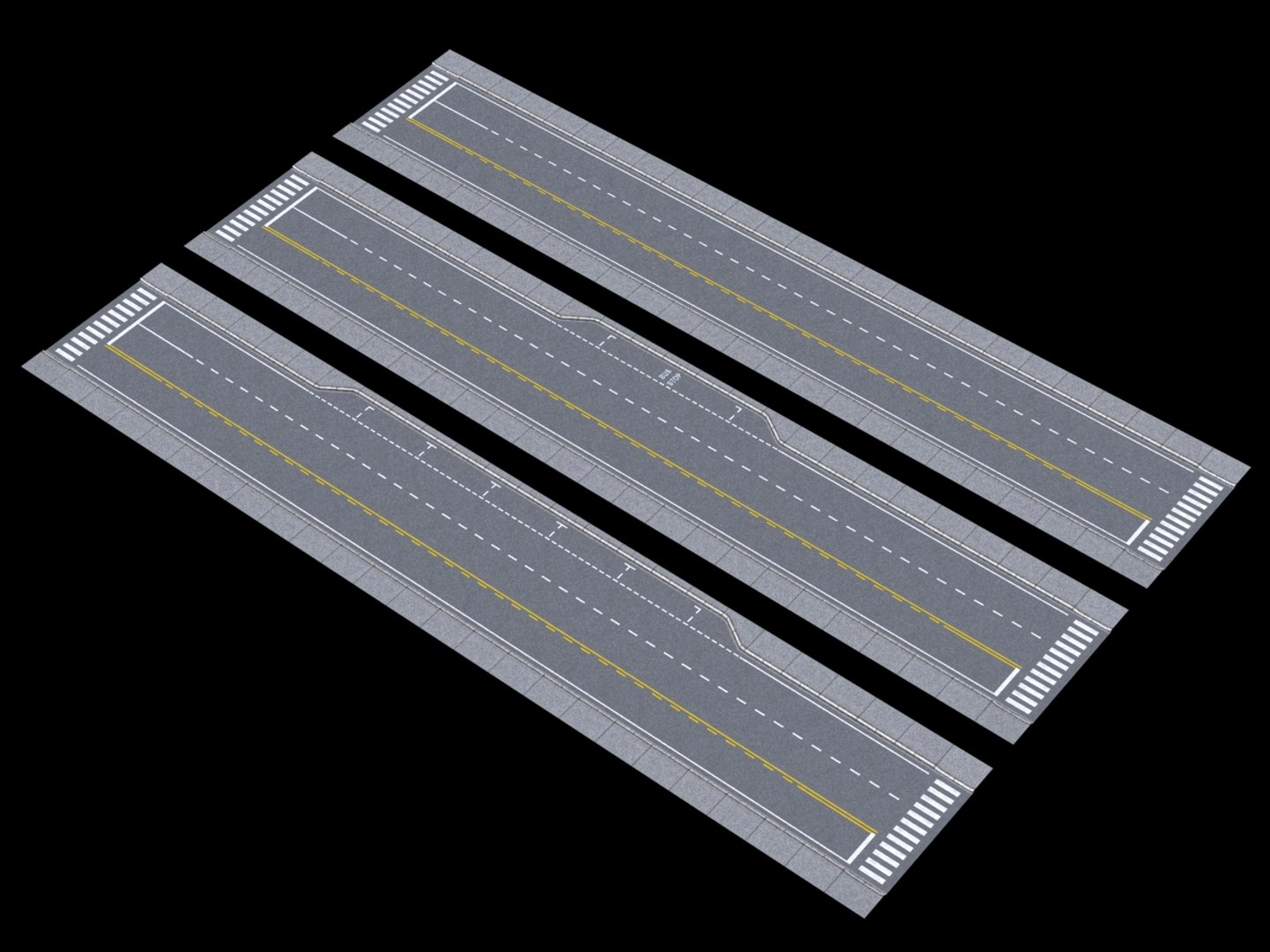 3d model kit streets city