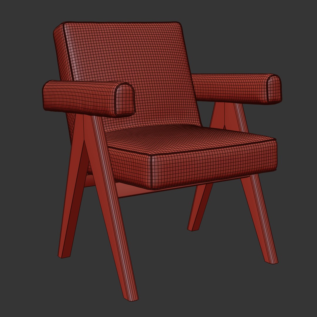 Committee Dinning Chair 02 3D Model - TurboSquid 2028174