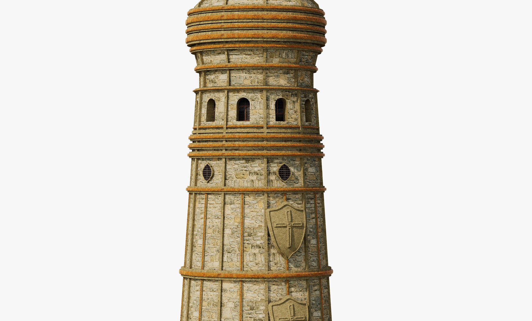 Fantasy Ancient Tower V8 Model - TurboSquid 1925692