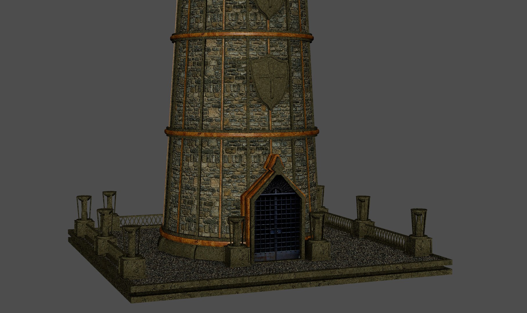 Fantasy Ancient Tower V8 Model - TurboSquid 1925692