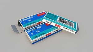 3D Staple Models | TurboSquid