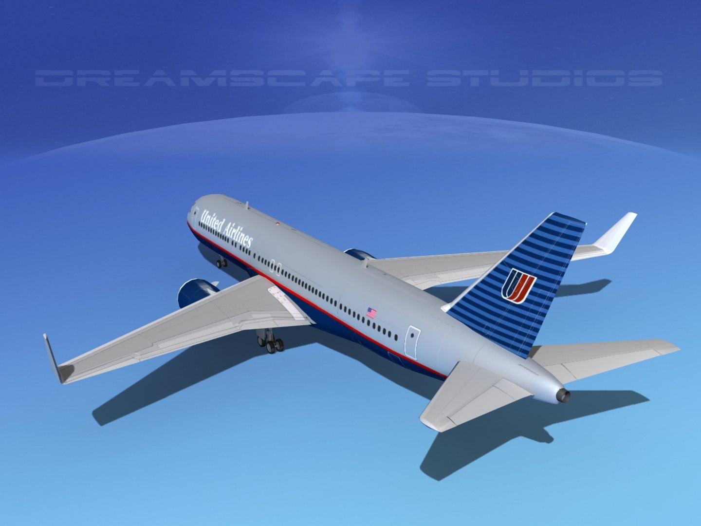 3d Airlines Boeing 767 767-300 Model