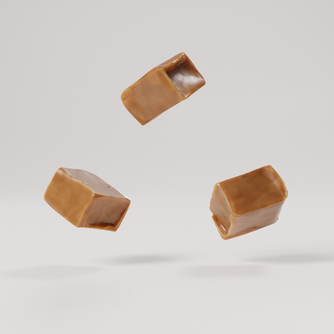 3D Caramel Model - TurboSquid 2154484