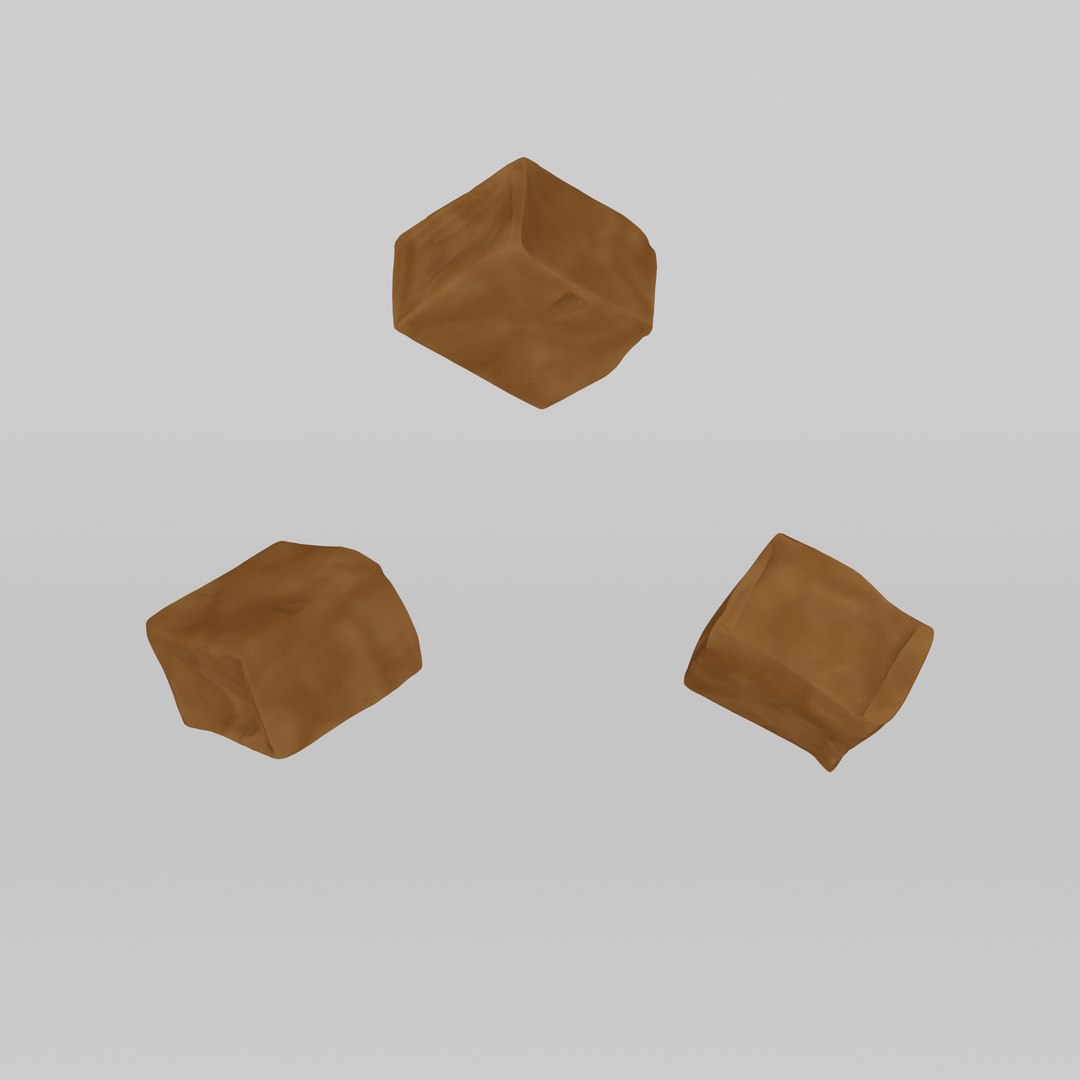 3D Caramel Model - TurboSquid 2154484