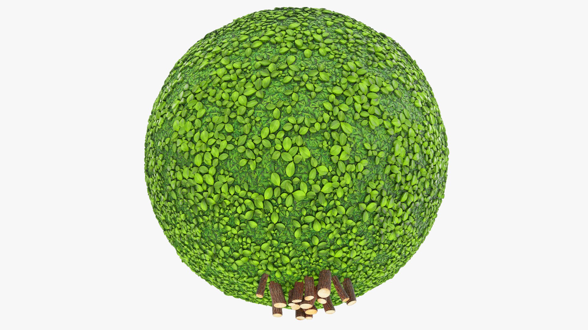 3D Stylized Sphere Bush V3 Model - TurboSquid 2091765