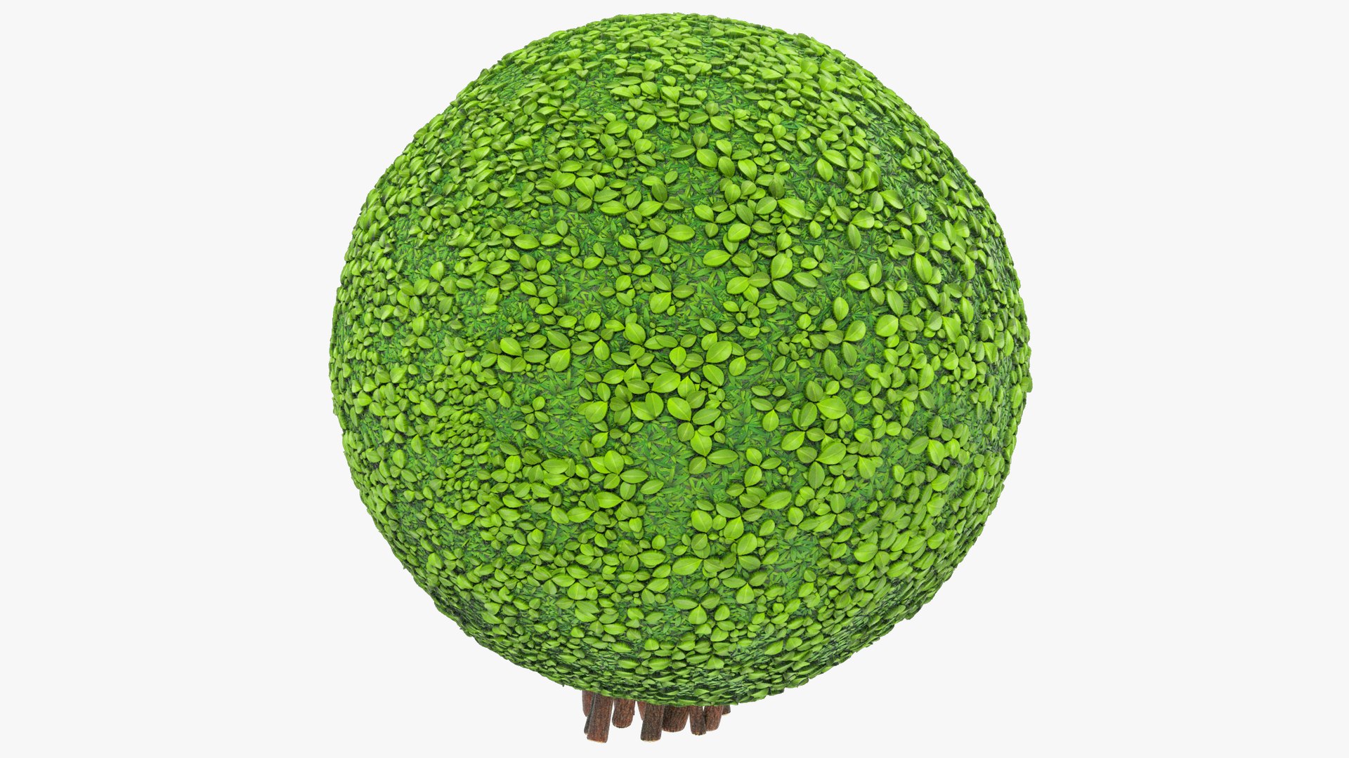3D Stylized Sphere Bush V3 Model - TurboSquid 2091765