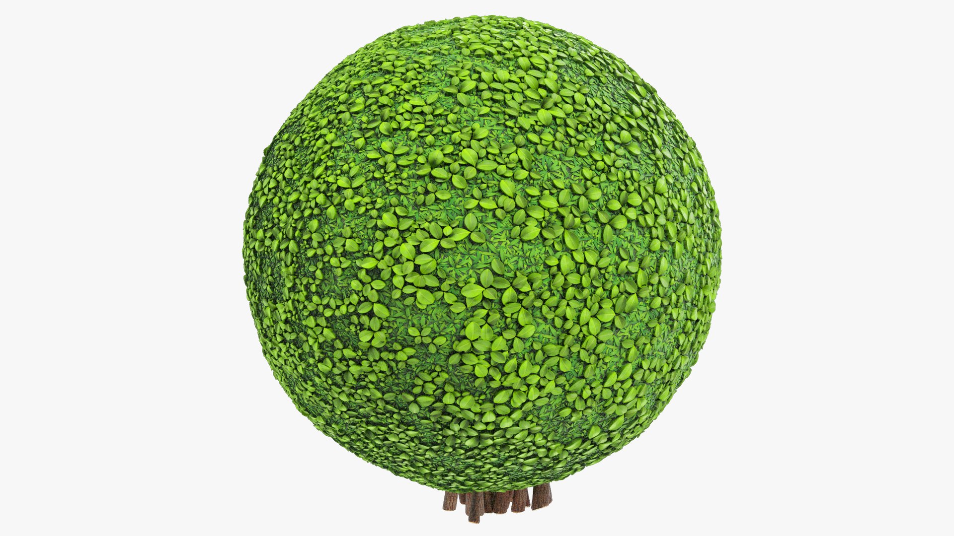 3D Stylized Sphere Bush V3 Model - TurboSquid 2091765