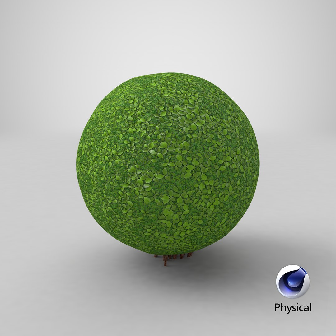 3D Stylized Sphere Bush V3 model - TurboSquid 2091765