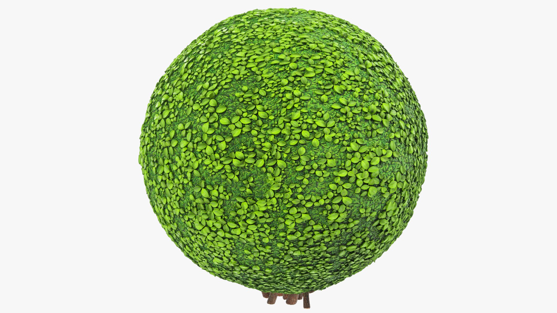 3D Stylized Sphere Bush V3 Model - TurboSquid 2091765