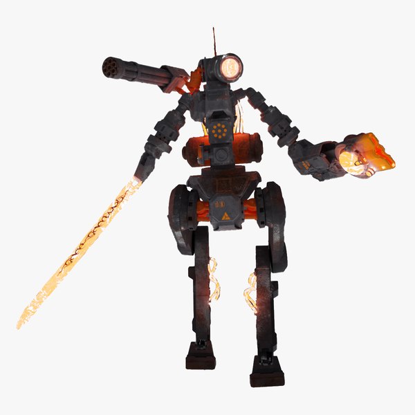 modelo 3d robot de guerra - TurboSquid 2200691