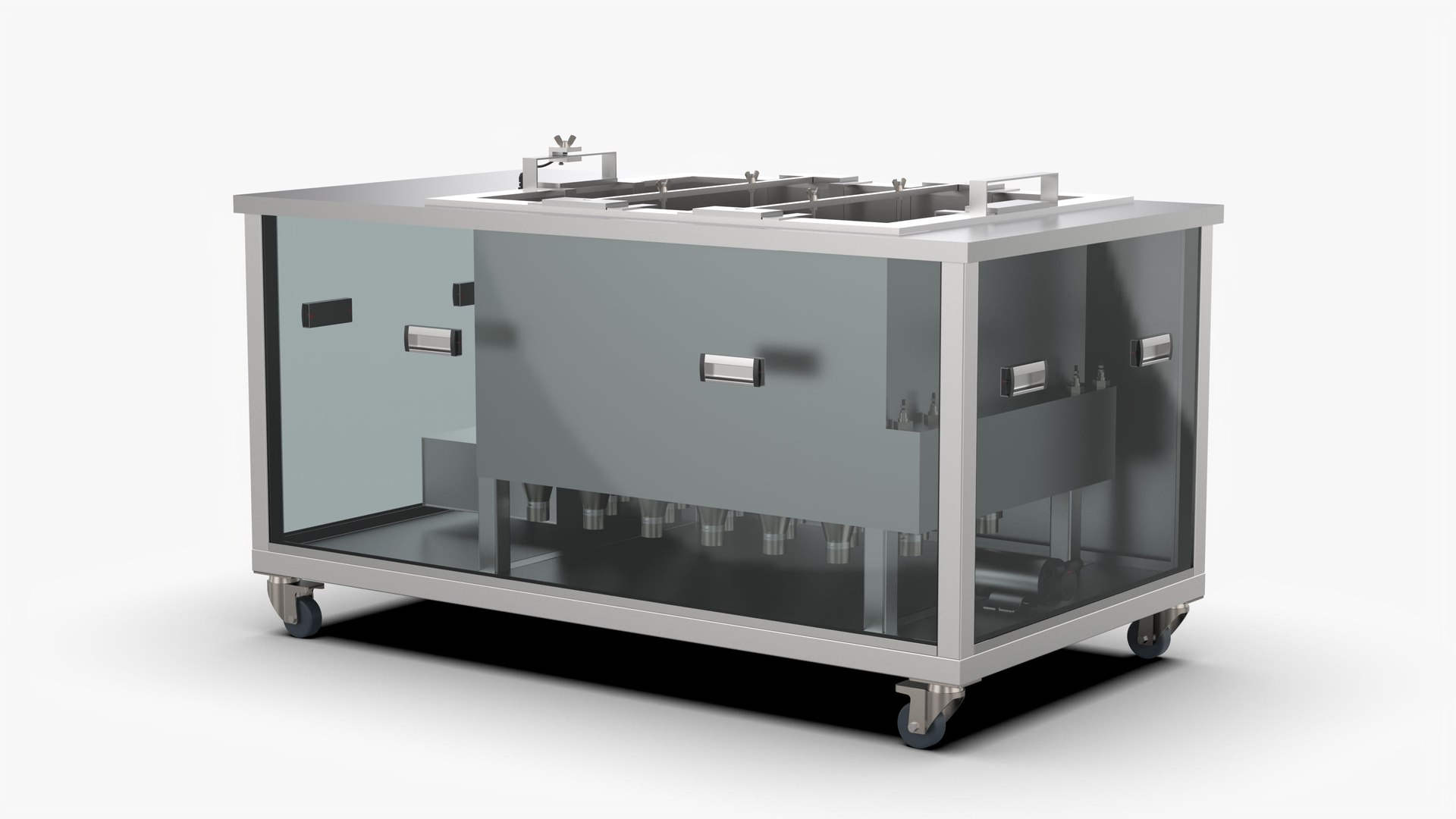 3D Model Tank Electrolytic Ultrasonic Cleaner - TurboSquid 2009369