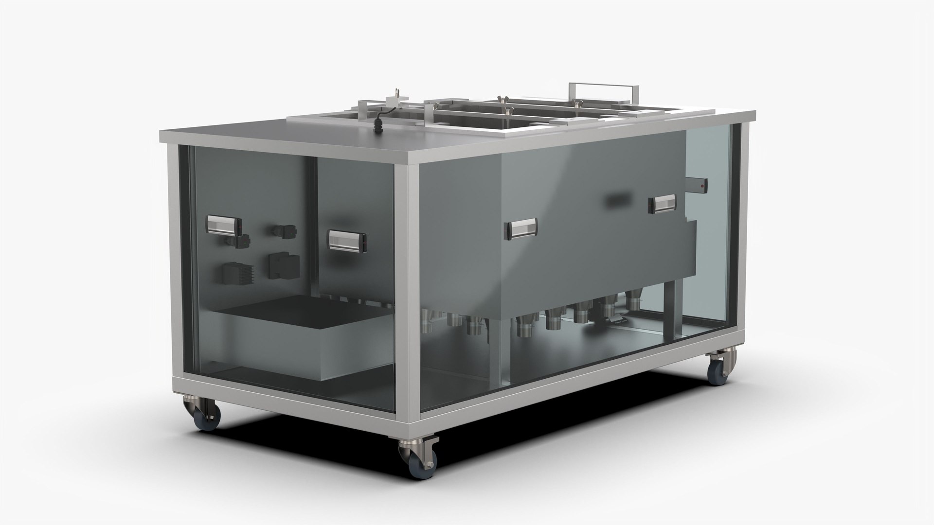 3D Model Tank Electrolytic Ultrasonic Cleaner - TurboSquid 2009369