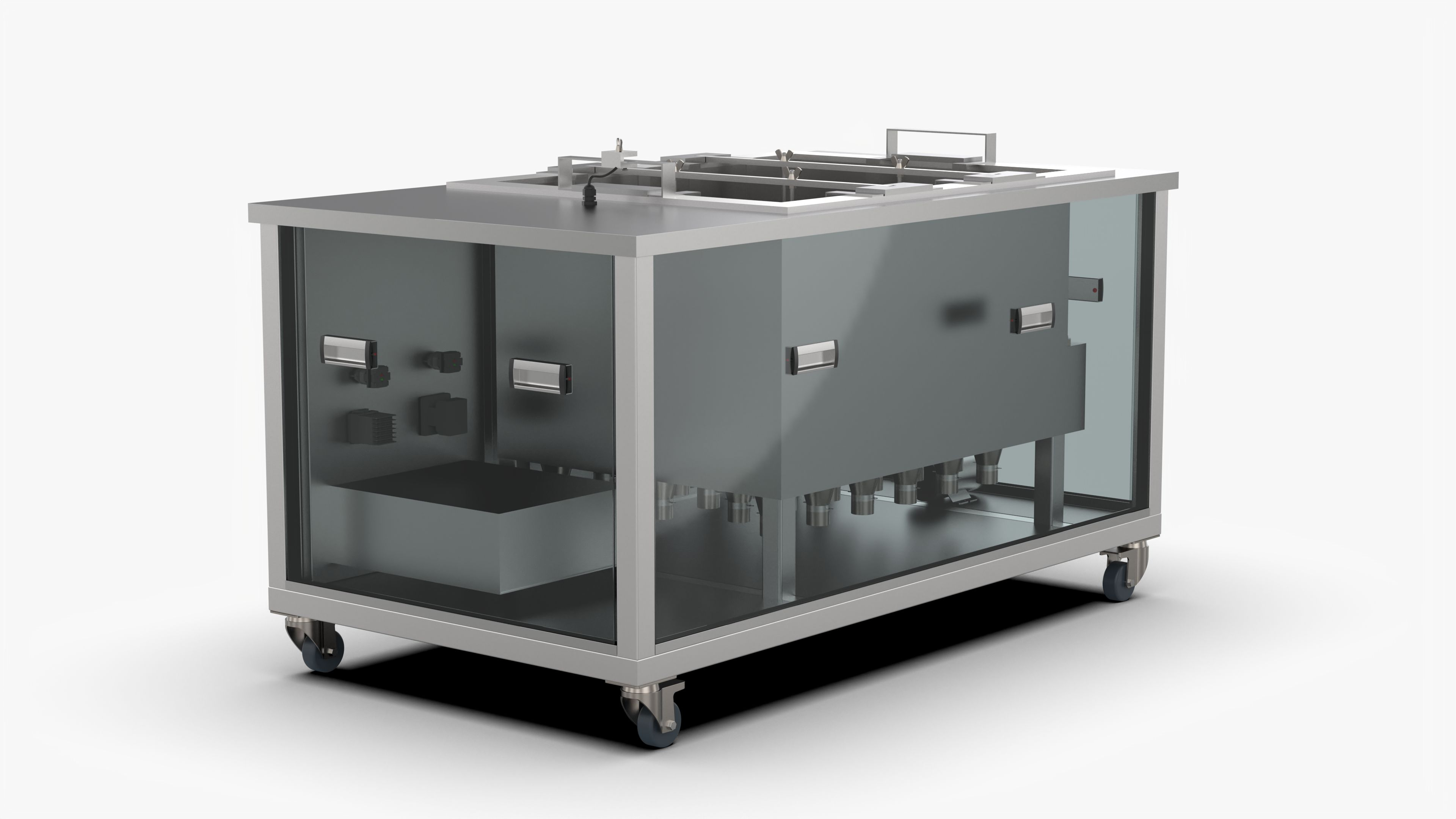 3D model Tank Electrolytic Ultrasonic Cleaner - TurboSquid 2009369