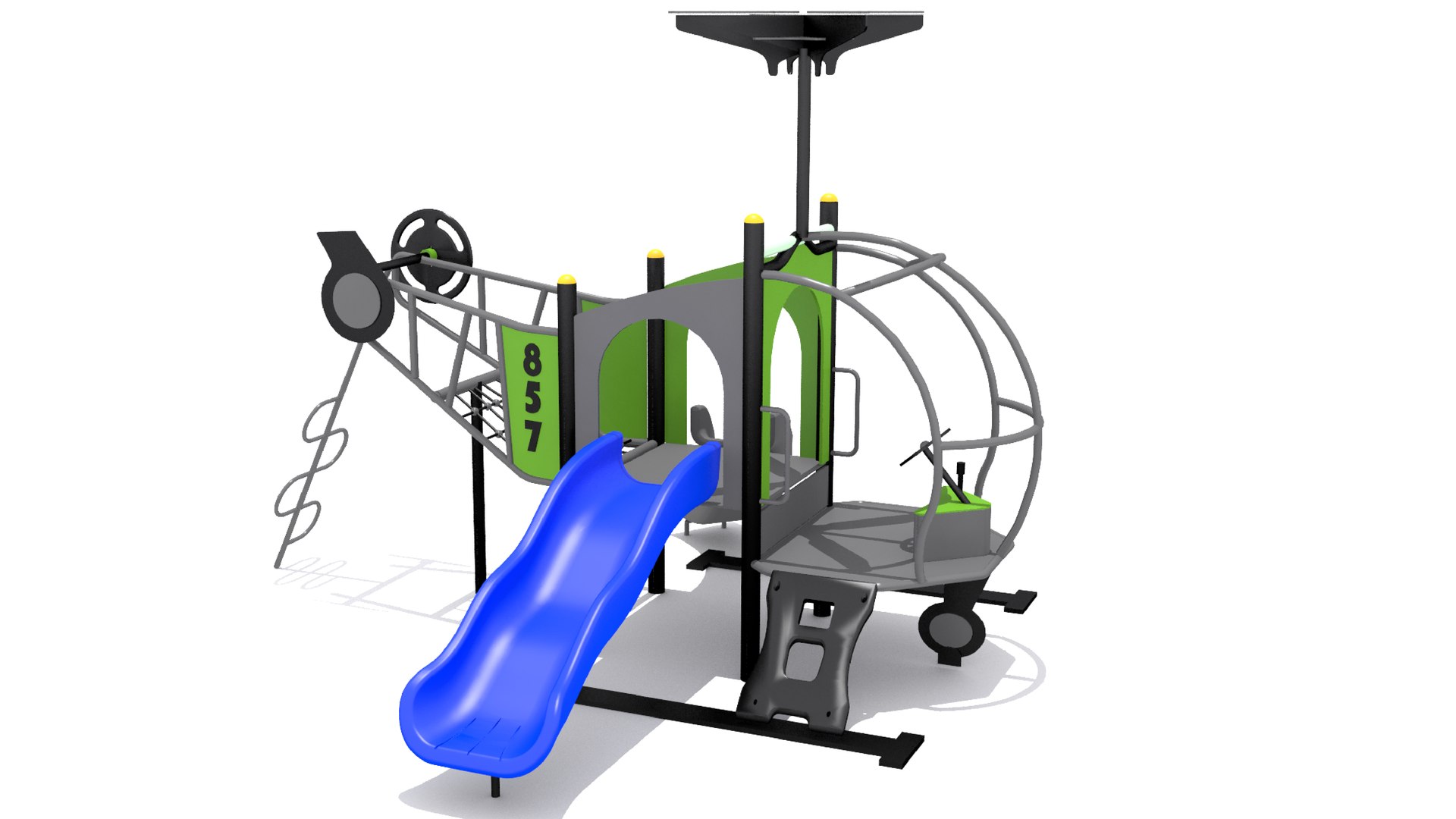 3D playground play helicopter - TurboSquid 1697419