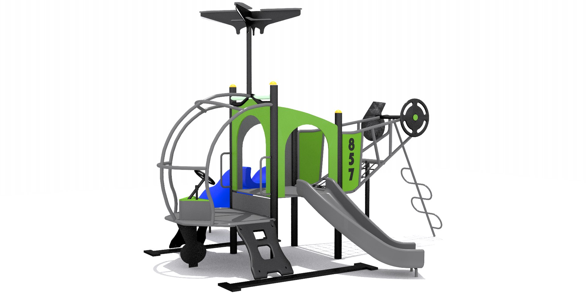 3D playground play helicopter - TurboSquid 1697419