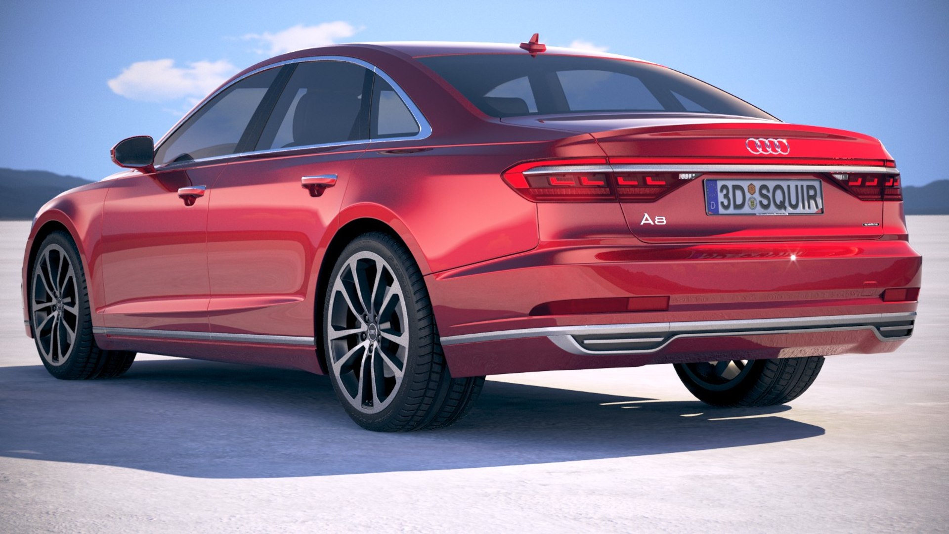 Audi A8 2018 3D Model - TurboSquid 1188961