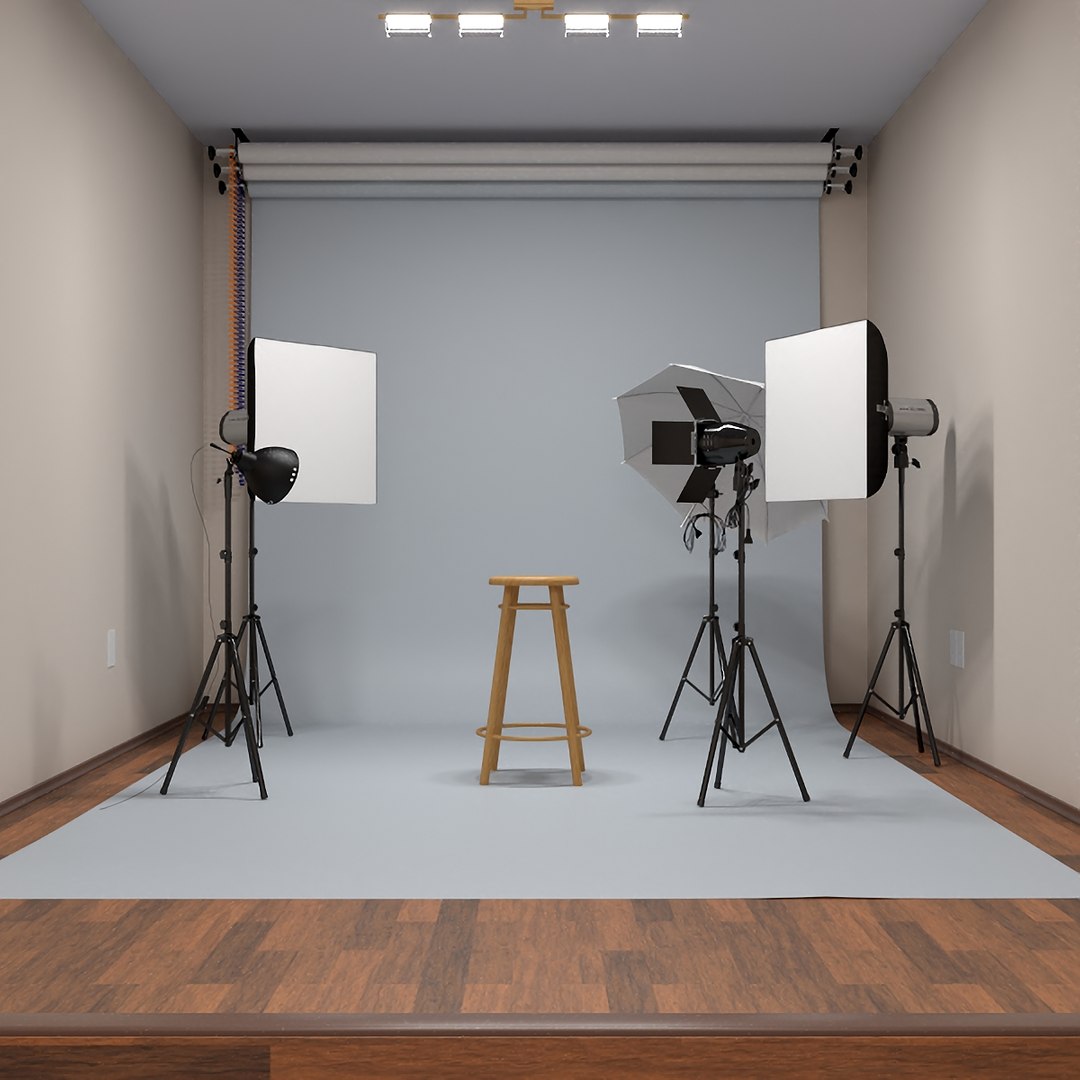 Photography Studio Interior Model - TurboSquid 2269958