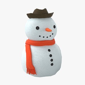 Download 3D Snowman USD Models - TurboSquid