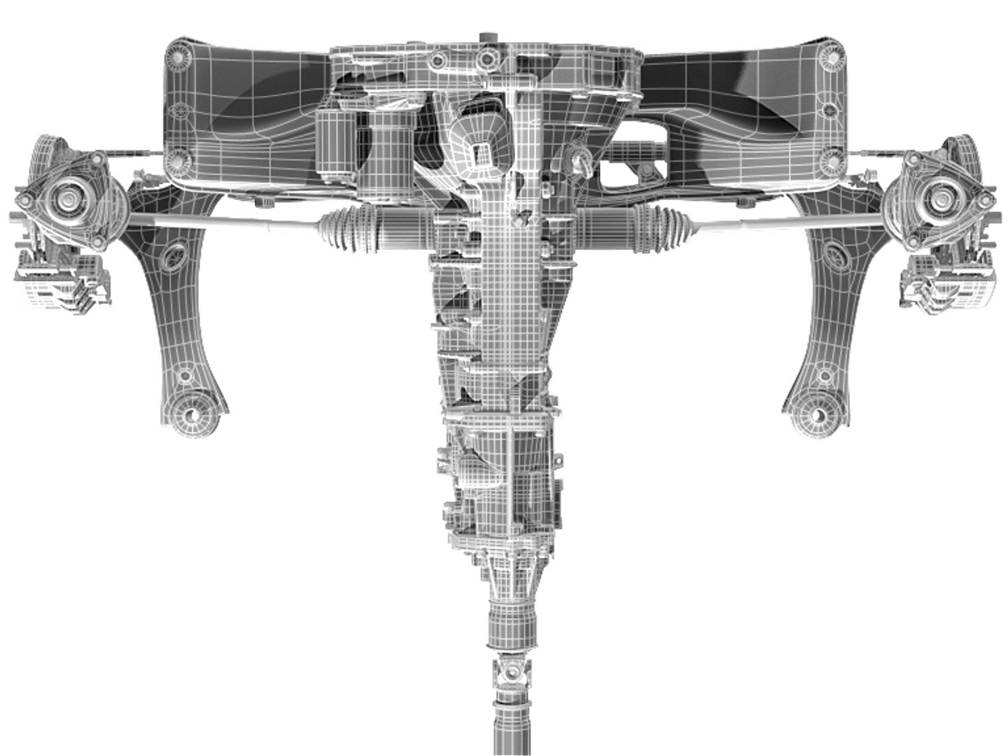 Undercarriage Car Gearbox 3d Model