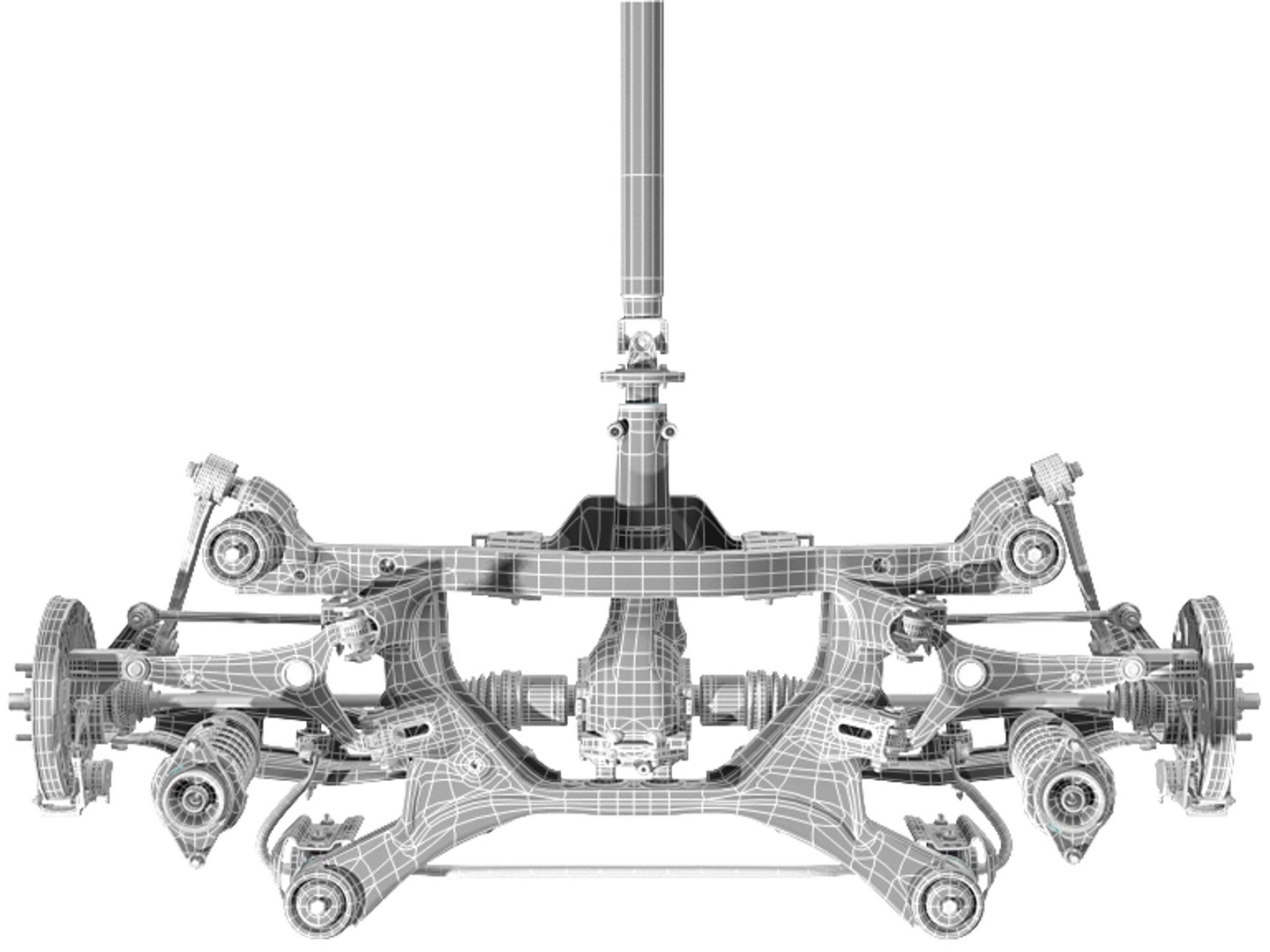 Undercarriage Car Gearbox 3d Model