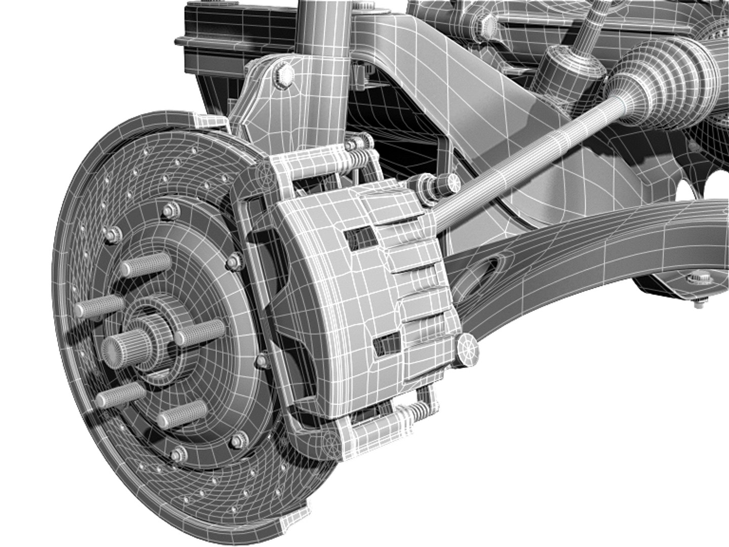 Undercarriage Car Gearbox 3d Model