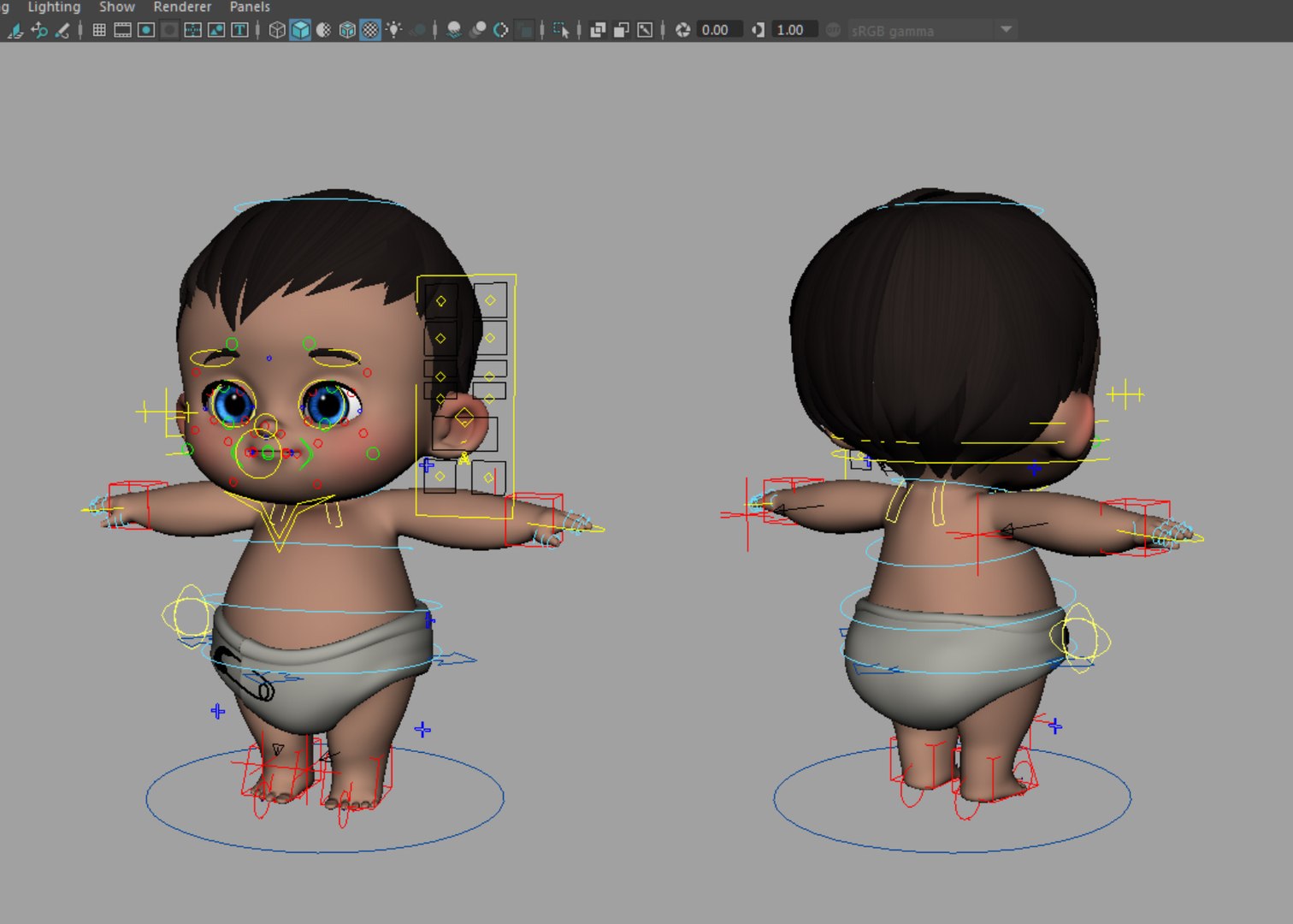 Cartoon Baby Boy Rigged 3D Model - TurboSquid 1531878