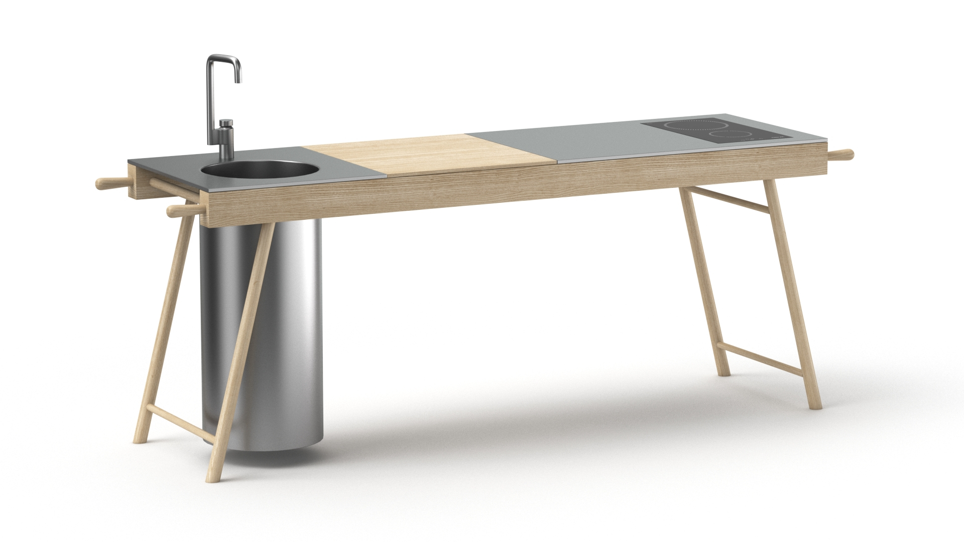 3D Stip Critter Kitchen Unit Model - TurboSquid 1507328