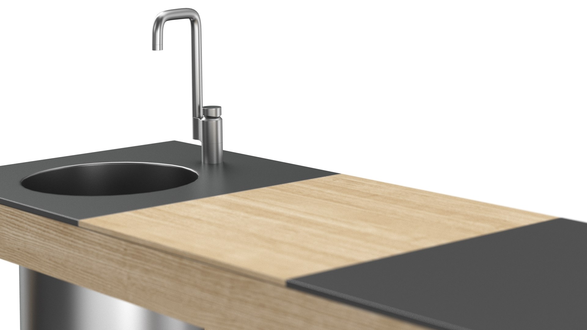 3D Stip Critter Kitchen Unit Model - TurboSquid 1507328