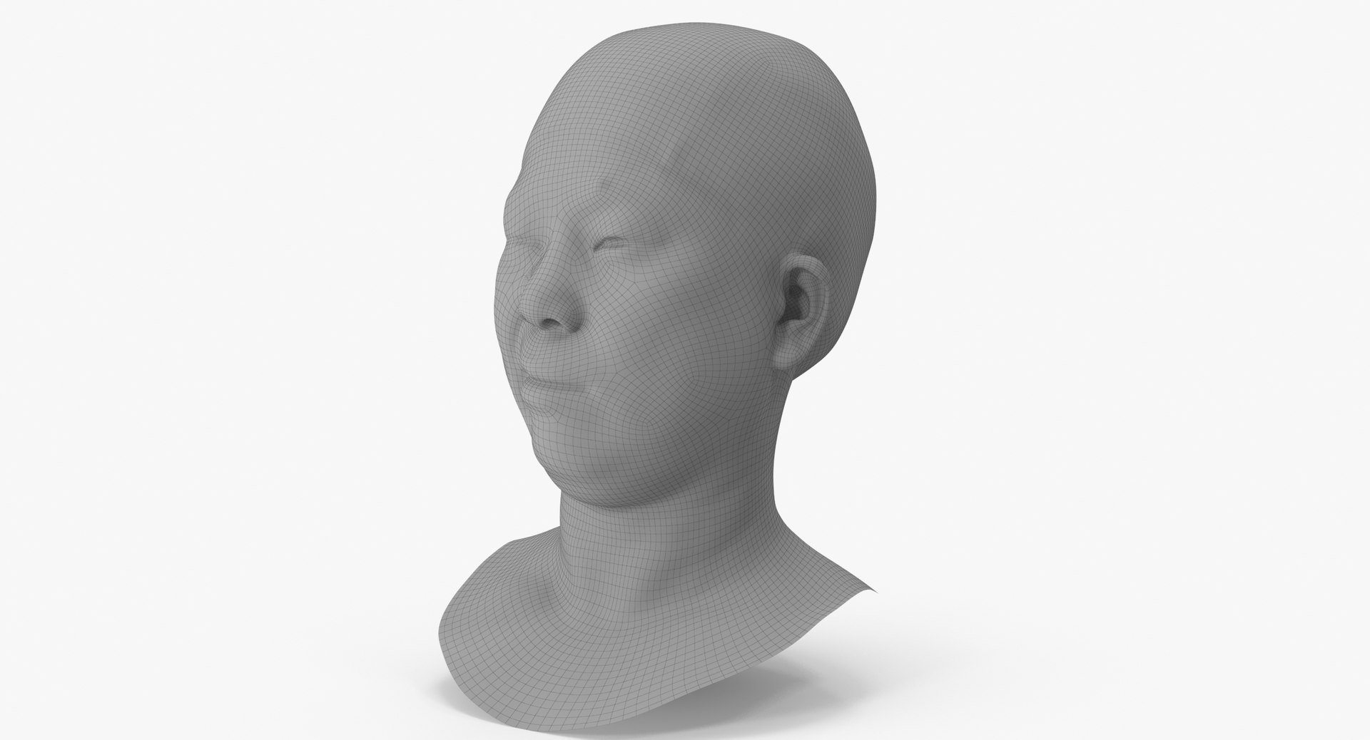 Mei Human Head Cheek Raiser AU6 Clean Scan 3D Model - TurboSquid 1740529