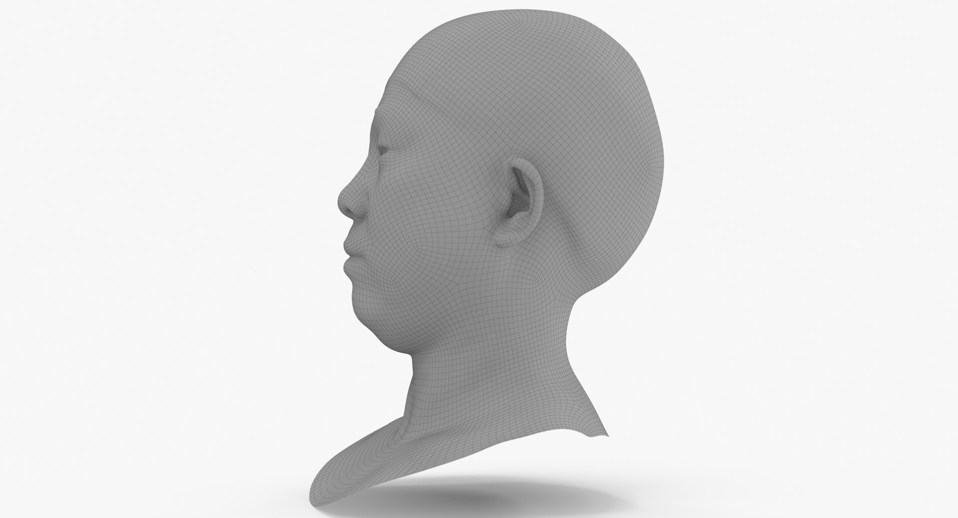 Mei Human Head Cheek Raiser AU6 Clean Scan 3D Model - TurboSquid 1740529