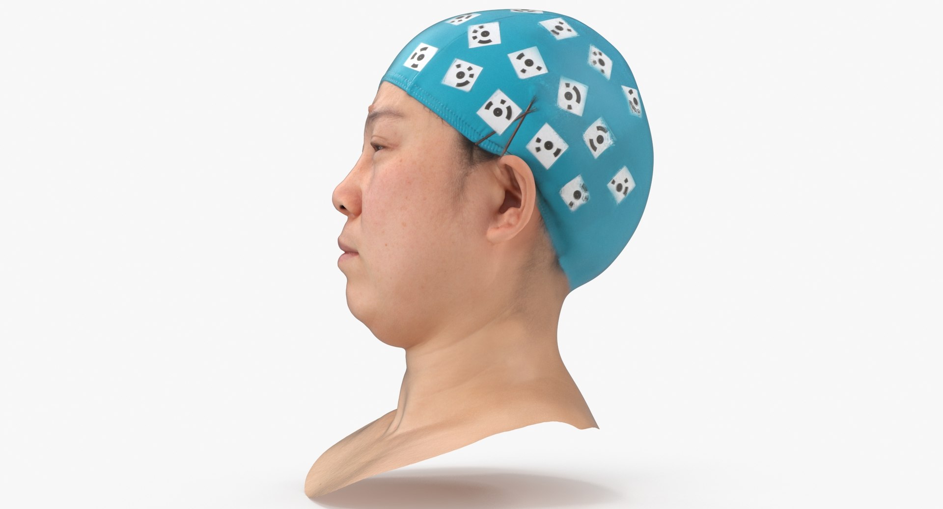 Mei Human Head Cheek Raiser AU6 Clean Scan 3D Model - TurboSquid 1740529