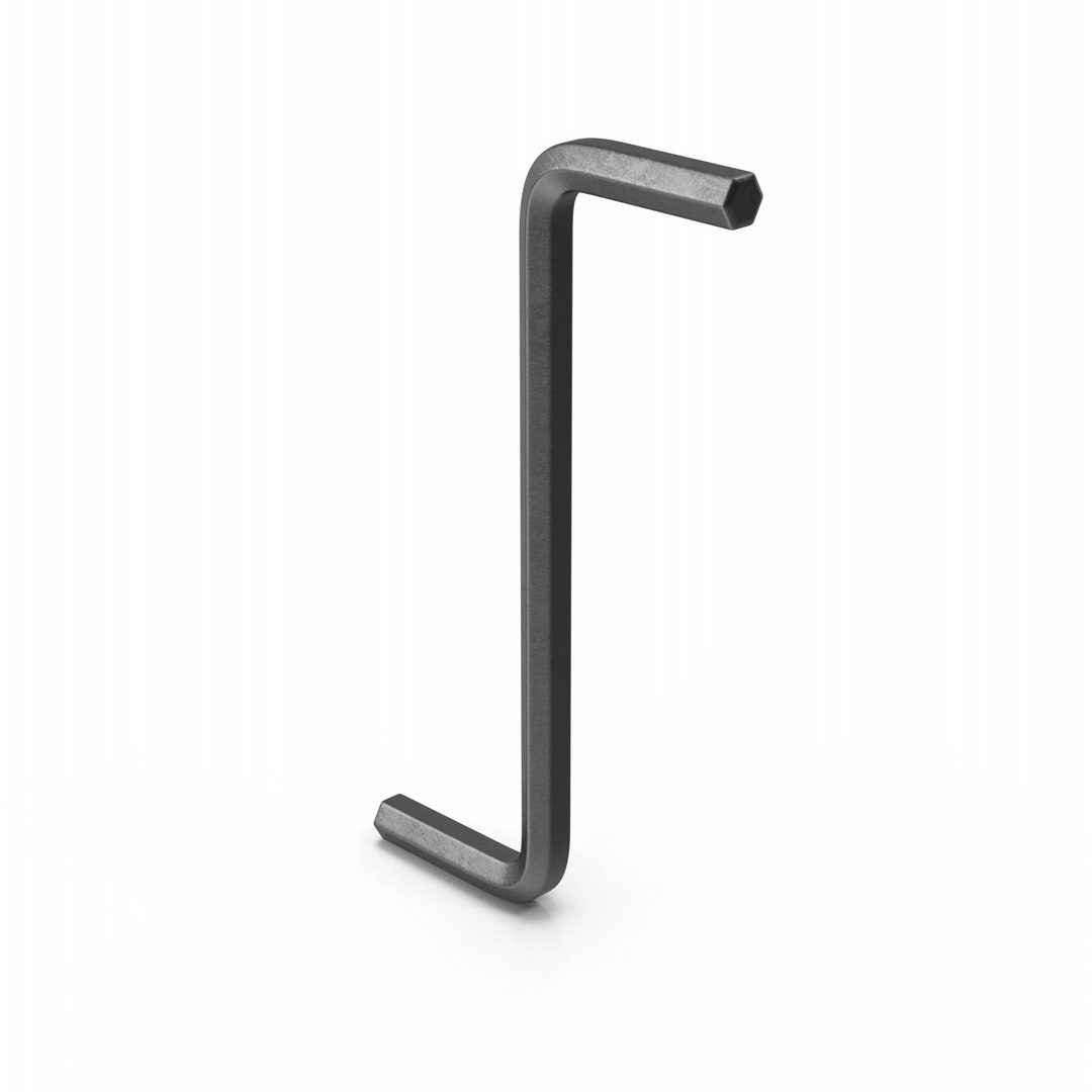 3D Model Hexagonal Allen Key - TurboSquid 1917978