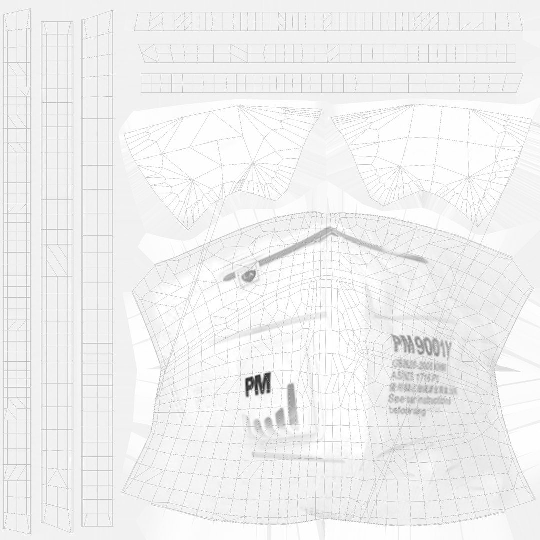 3D Dust Mask - TurboSquid 2271740