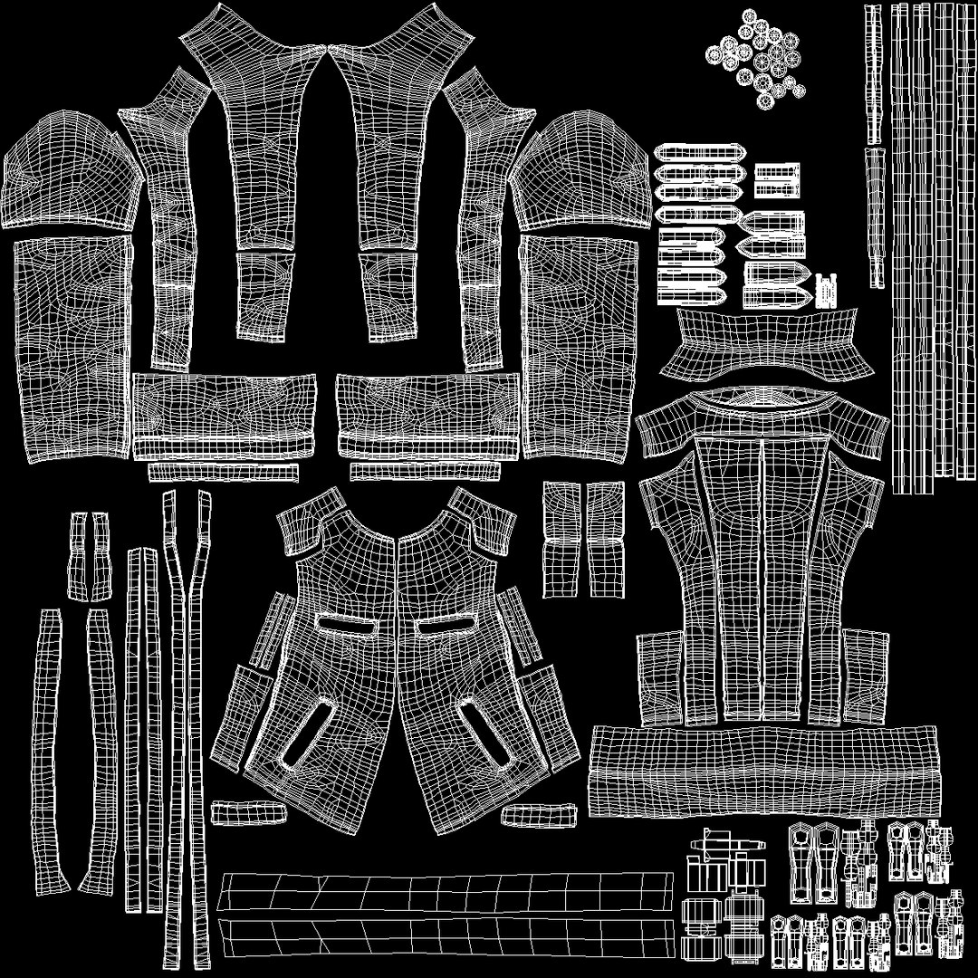 Female Jacket Clothing 3d Max
