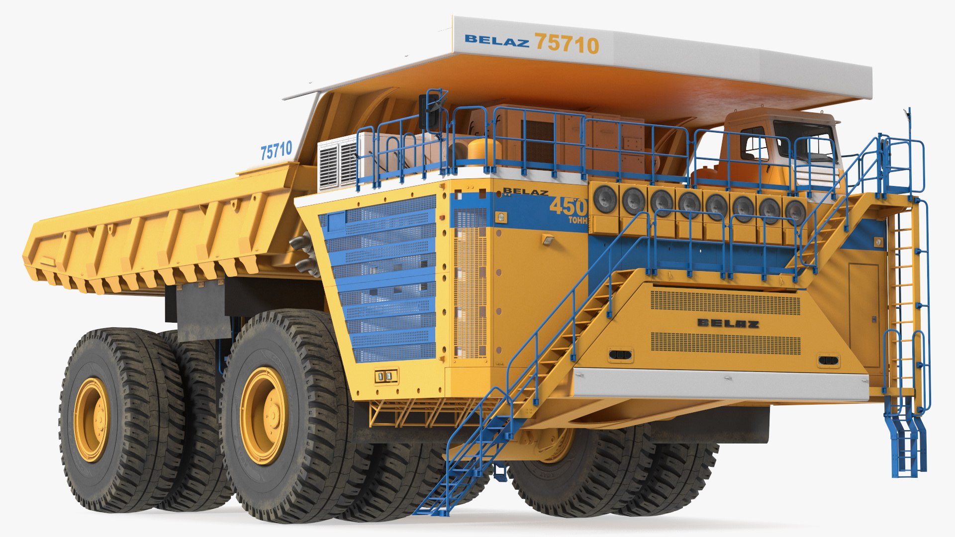 Belaz 75710 Haul Truck New Rigged model - TurboSquid 1868077