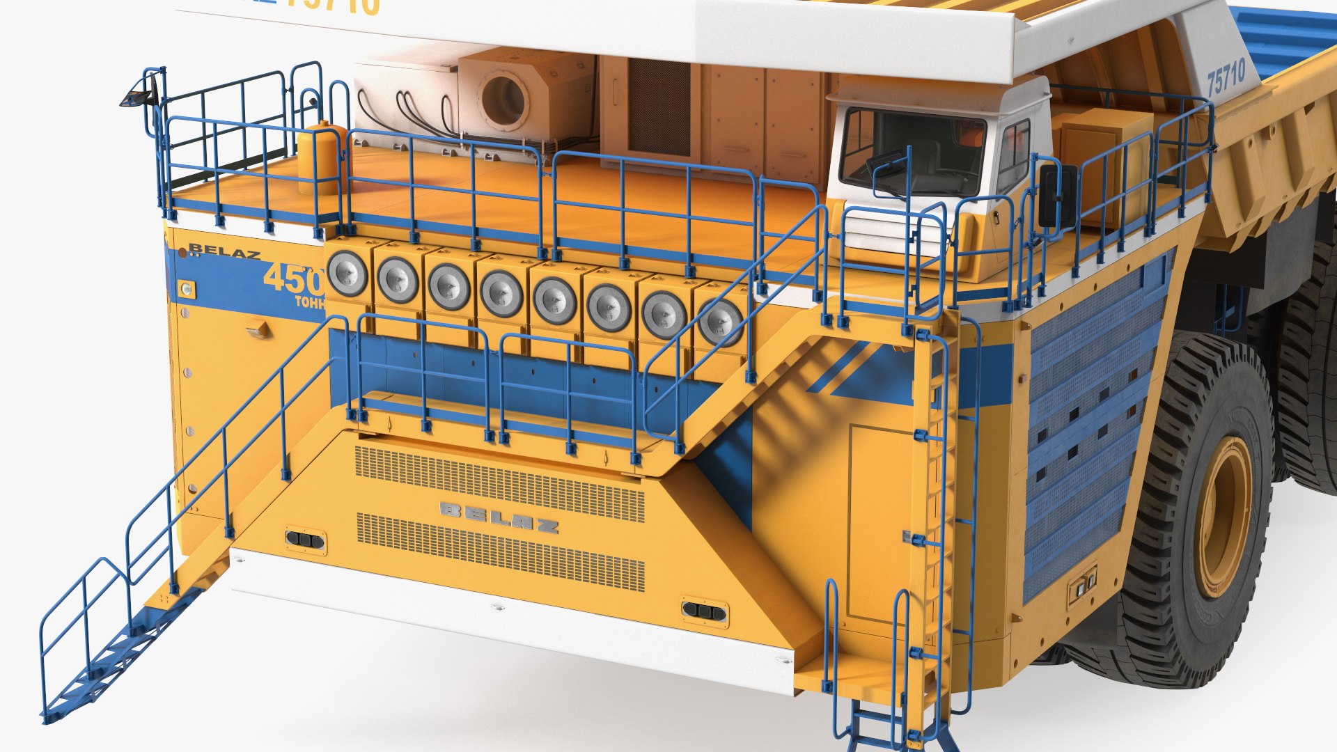 Belaz 75710 Haul Truck New Rigged Model - TurboSquid 1868077