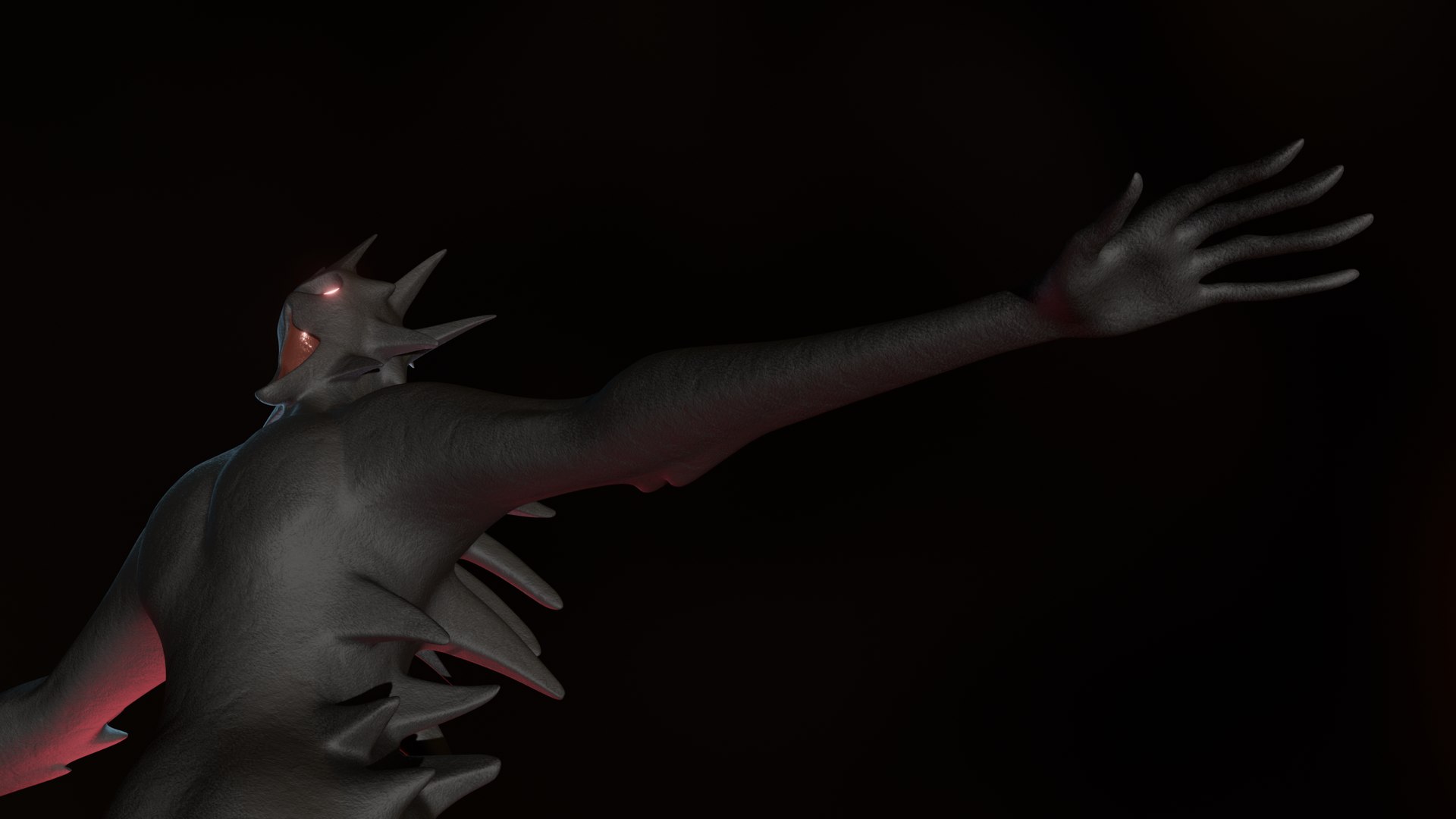 Giant Cursed Slender Entity 3D - TurboSquid 2386572