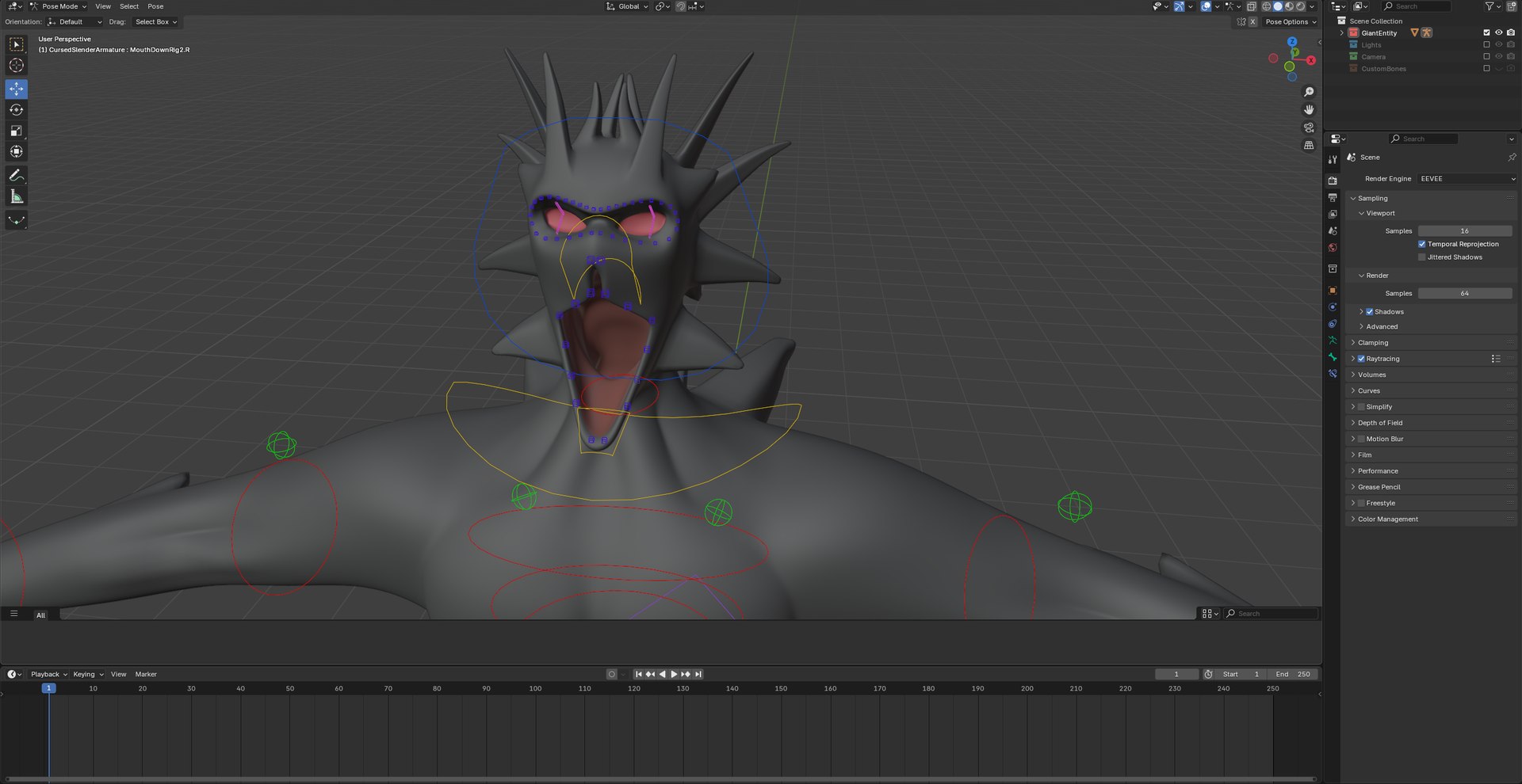 Giant Cursed Slender Entity 3D - TurboSquid 2386572