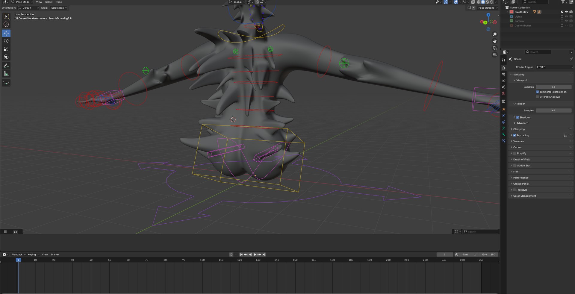 Giant Cursed Slender Entity 3D - TurboSquid 2386572