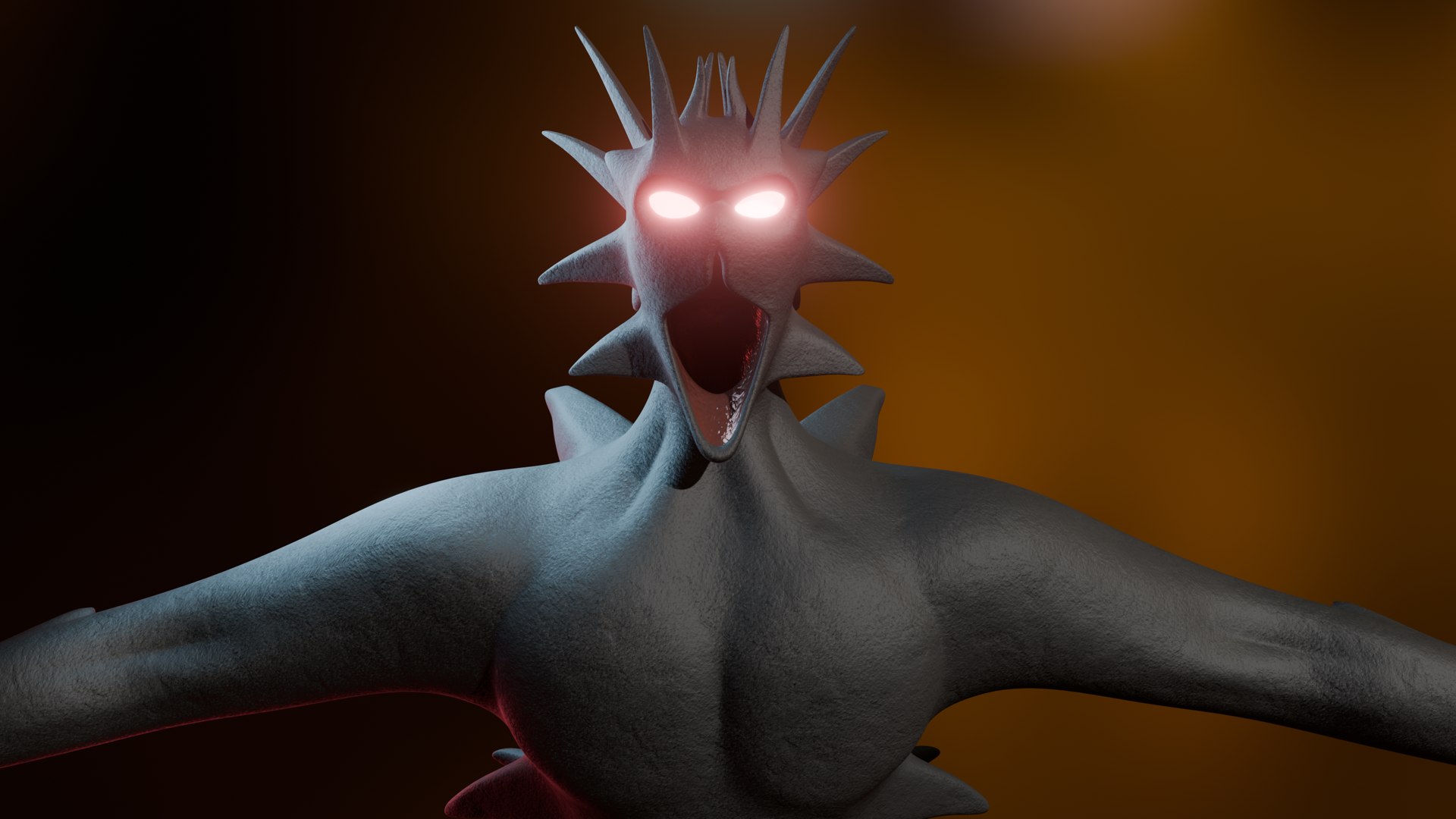 Giant Cursed Slender Entity 3D - TurboSquid 2386572