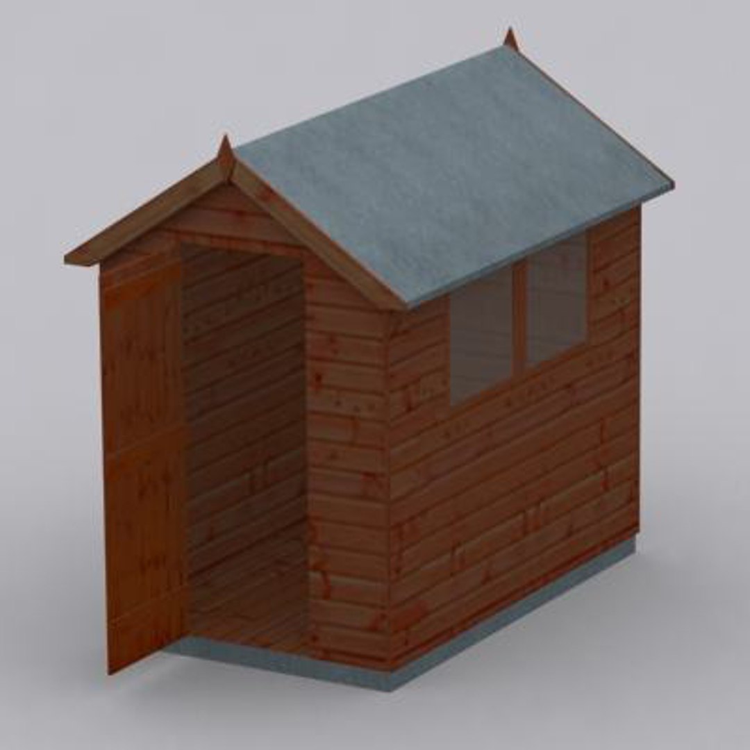 garden sheds 3d model