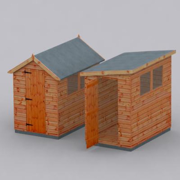 garden sheds 3d model